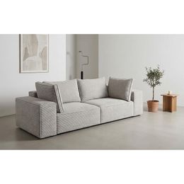 Trends by HG Big-Sofa &raquo;Conor XL, B: 268cm, Liegefl&auml;che: 138 x 194 cm, in Cord und Velours&laquo; mit Schlaffunktion und Bettkasten 92% Polyester;8% Nylon B/