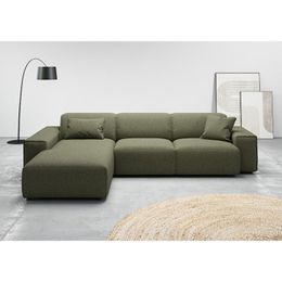 Home Affaire Ecksofa &raquo;Glimminge auch in Breitcord, Feincord, Boucl&eacute; + Easy care-Bezug&laquo; L-Form, Breite 294, Zierkissen gr&uuml;n 96% Polyester, 4% Polyacryl