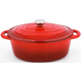CS SOLINGEN Br&auml;ter &raquo;Xanten&laquo; Gusseisen rot H&ouml;he 11,5cm
