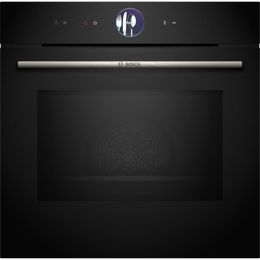 Bosch Backofen mit Mikrowelle Serie 8 &raquo;HMG7361B1&laquo; Gleichm&auml;&szlig;ige 4D-Hei&szlig;luft & sanft schlie&szlig;ende Klappt&uuml;r schwarz Einheitsgr&ouml;&szlig;e Backofen mit Mikrowelle