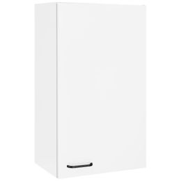 Optifit H&auml;ngeschrank &raquo;Elga&laquo; mit Soft-Close-Funktion und Metallgriff, Breite 50 cm wei&szlig; Holzwerkstoff wei&szlig;, B/H/T: 50cm x 89,6cm x 34,9cm, T&uuml;ren: 1 Stk