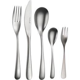 Pinti Inox PINTINOX Besteck-Set &raquo;Swing&laquo; Optik sandgestrahlt silber Edelstahl 18/10 30 tlg.
