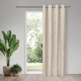 GERSTER Vorhang &raquo;Karima&laquo; &Ouml;sen 1 Stk. tlg. SB-&Ouml;senschal "Karima" grau Polyester 245cm, &Ouml;sen, 145cm