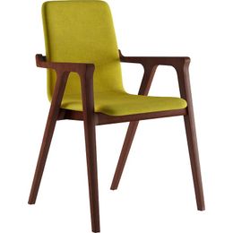 Home Affaire Armlehnstuhl &raquo;AXA&laquo; (Set) 1 Stk. gr&uuml;n Polyester B/H/T: 58cm x 88cm x 57cm, 1 Stk., Microfaser Veloursoptik