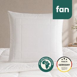 f.a.n. fan Kopfkissen &raquo;African Cotton, 40x80 & 80x80 cm&laquo; F&uuml;llung: 60% Polyester / 40% Lyocell (Tencel) 1 Stk. tlg. Kopfkissen mit hochwertigem Baumwollbezug 