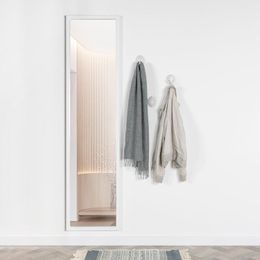 SPINDER DESIGN Wandspiegel &raquo;Donna&laquo; Metall, Breite 46 cm wei&szlig; Metall, Spiegelglas B/H/T: 46cm x 185cm x 3cm