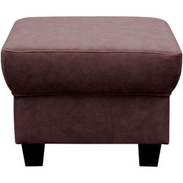 OTTO home Hocker &raquo;Silkeborg&laquo; Polsterhocker Silkeborg passend zum Sofa, Breite 59 cm braun 100% Polyester B/H/T: 59cm x 42cm x 59cm, Samtvelours