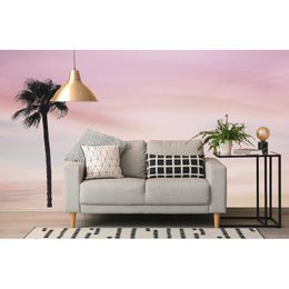 queence Fototapete &raquo;Rosa Himmel&laquo; Motiv bedruckt mehrfarbig realistisch glatt Wandpaneele, selbstklebend, Tapete, Sticker, Wanddeko, XXL-Fotomotiv rosa