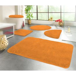 Kinzler Badematte &raquo;Chaozhou, Badvorleger, Badezimmer Teppich&laquo; H&ouml;he 20 mm rutschhemmend beschichtet fu&szlig;bodenheizungsgeeignet Badteppich, Uni Farben, 