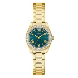 Guess Damen Quarzuhr &raquo;MINI LUNA&laquo; Armbanduhr, Damenuhr, Edelstahlarmband, analog Einheitsgr&ouml;&szlig;e