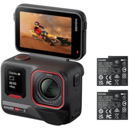 Insta360 Action Cam &raquo;Ace Pro 2 Dual Battery Bundle&laquo; 8K Bluetooth schwarz Kunststoff Aufgefrischte Audioalgorithmen bringen Klarheit in deine Inhalte und lassen