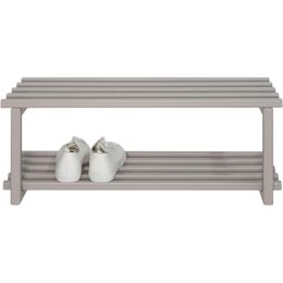 SPINDER DESIGN Schuhregal Metall, Zeitlos, 6 Paar Schuhe grau Metall B/H/T: 71cm x 26cm x 34cm