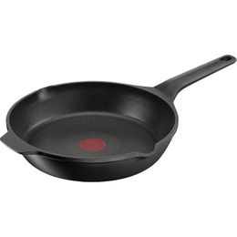 Tefal Bratpfanne &raquo;Robusto Pfanne Induktion&laquo; Aluminium 1 tlg. Thermo-Signal bei idealer Brattemperatur, f&uuml;r alle Herdarten geeignet schwarz &Oslash; 28cm + H&ouml;he 6cm