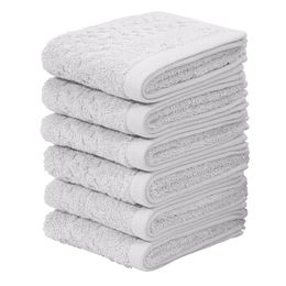 OTTO home Gaestehandtuecher &raquo;Regona, G&auml;stehandt&uuml;cher 30x50cm, flauschig und weich, 500 gr/m&sup2;&laquo; Premium Handt&uuml;cher mit Bord&uuml;re, Set, 100% Baumwolle, 5 