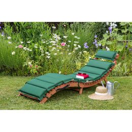 Merxx Gartenliege &raquo;Ipanema&laquo; Eukalyptusholz, klappbar, inkl. Auflage beige Obermaterial: 100% Polyester. F&uuml;llung: 100% Polyurethan Einheitsgr&ouml;&szlig;e