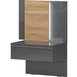 OTTO home Nachtkonsole &raquo;Onyx, Nachttisch mit 1 Schublade, hochwertige UV Lackierung Hochglanz&laquo; Inklusive LED Beleuchtung, mit Soft-Close-Funktion, 