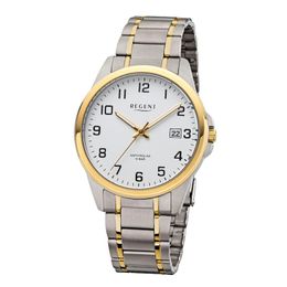 Regent Uhren Regent Damen Titanuhr Quarzuhr, Armbanduhr, Herrenuhr, analog, Tag Einheitsgr&ouml;&szlig;e