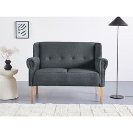 Home Affaire K&uuml;chensofa &raquo;Moro Couch mit Federkern, bequem, Breite 142cm&laquo; in verschiedenen Stoffen und Farben blau Microfaser in Antiklederoptik (100% 