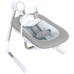 Ingenuity Babywippe &raquo;AnyWay Sway Dual-Direction Portable Swing &ndash; Ray&laquo; bis 9 kg mit Sound-Effekt grau Einheitsgr&ouml;&szlig;e Babywippe