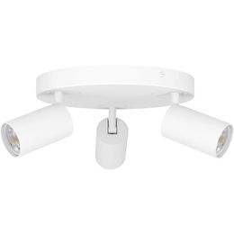Eglo Deckenspot &raquo;TELIMBELA-Z&laquo; GU10 1 Stk. Deckenspot aus Stahl - inkl. GU10 - 4,9W wei&szlig; &Oslash; 5,5cm H: 9,7cm, 1 Stk.