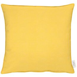 Apelt Dekokissen &raquo;Morris&laquo; Kissenh&uuml;lle mit F&uuml;llung, 1 St&uuml;ck gelb Kunstfaser, Polyester B/L: 45cm x 45cm, 1 Stk.