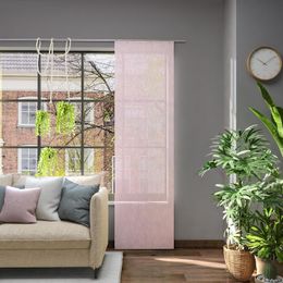 Neutex for you! Schiebegardine &raquo;Libre-ECO&laquo; Paneelwagen 1 Stk. tlg. 60 x 245 cm (B x H) lila Jacquard, Polyester 245cm, Paneelwagen, 60cm
