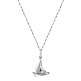 Firetti Herren Kette mit Anh&auml;nger &raquo;Schmuck Geschenk Silber 925 Halsschmuck Halskette Ankerkette Schiff&laquo; silber Silber 925 (Sterlingsilber), L: 45 B: 