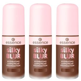 Essence Damen Foundation &raquo;SILKY BLUR HYDRATING LONGWEAR FOUNDATION&laquo; braun 90ml