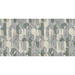 Livingwalls living walls Fototapete &raquo;Walls by Patel Ritz&laquo; glatt Vlies, Wand gr&uuml;n Vlies B/L: 5m x 2,5m