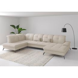 Sit & More sit&more Wohnlandschaft &raquo;Amica, U-Form, inkl. Sitztiefenverstellung und Armteilverstellung&laquo; wahlweise mit Kopfteilverstellung, Schlaffunktion und 