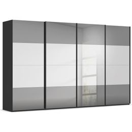 Rauch Schwebet&uuml;renschrank &raquo;Kleiderschrank Schrank Garderobe Schlafzimmerschrank SCALE-FYRA&laquo; edle T&uuml;ren viergeteilt Front Spiegel-Mix viele Farben MADE
