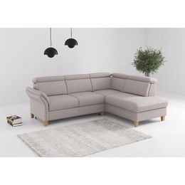 OTTO home Ecksofa &raquo;Glendale, L-Form&laquo; inkl. Kopfteilverstellung, wahlweise mit Vorziehsitz und Bettkasten 100% Polyester B/H/T: 247cm x 84cm x 193cm, 