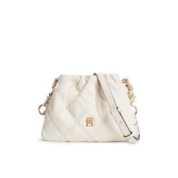 Tommy Hilfiger Damen Umh&auml;ngetasche &raquo;TH FEMININE MINI CROSSOVER&laquo; Damen Schultertasche, Handtasche mit goldfarbener Zierkette B/H/T: 22cm x 16cm x 8cm