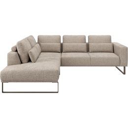 Musterring Ecksofa &raquo;JUSTB! PM100, stilvoller Lounge-Komfort von &laquo; Kollektion Bettina Zimmermann, optionaler Sitzvorzug & Fu&szlig;-Auswahl 92% Polyester, 8% Baumwolle 