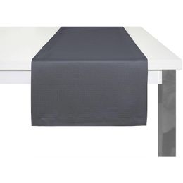 Adam Tischl&auml;ufer &raquo;Uni Collection Light&laquo; blau Bio-Baumwolle B/L: 50cm x 150cm, eckig