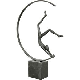 Casablanca by Gilde Dekofigur &raquo;Skulptur Gymnast&laquo; braun B/H/T: 21cm x 29cm x 5cm