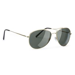 John Devin Herren Pilotenbrille &raquo;Unisex Sonnenbrille&laquo; Aviator, Pilotensonnebrille mit UV Schutz, Sonnenschutz gold Einheitsgr&ouml;&szlig;e