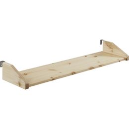 Vipack Kinderregal &raquo;Pino, mit 2 Metallhaken, zum Anh&auml;ngen am Bett&laquo; B/H/T ca. 79,2x9,3x21,2cm, Kiefer massiv, universell einsetzbar, eine praktische Erg&auml;nzung