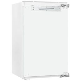 Exquisit Einbauk&uuml;hlschrank &raquo;EKS131-4-FE-O90E&laquo; 87,8 cm hoch 55 cm breit Stabile Festt&uuml;rtechnik: Ger&auml;tet&uuml;r wird mit M&ouml;belfront direkt verbunden silber 