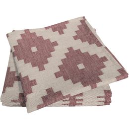Adam Stoffserviette &raquo;Maroccan Shiraz Light&laquo; rot Obermaterial: 100% Baumwolle Bio-Baumwolle