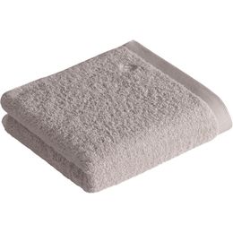 Vossen Handtuch &raquo;High Line&laquo; mit Logostickerei grau Webfrottier, Obermaterial: 100% Baumwolle B/L: 50cmx100cm, 2 Stk., Webfrottier