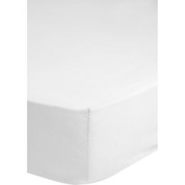 HIP Spannbettlaken &raquo; in Gr. 90x200, 140x200 oder 180x200 cm&laquo; 100% Baumwolle, Mako-Satin, Rundumgummi, bis 25 cm H&ouml;he wei&szlig; Satin, Obermaterial: 100% 