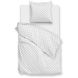 ZO HOME Bettw&auml;sche &raquo;Zohome Baumwolle Mako-Satin Bettw&auml;sche Linea di Satinado&laquo; 2 Stk. Bettw&auml;sche aus 100% Baumwolle, hochwertige Mako-Satin, ab 135x200