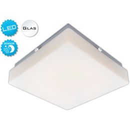 N&auml;ve n&auml;ve LED Deckenleuchte &raquo;"Trondheim" mit Sensor&laquo; 1 Stk. Warmwei&szlig; mit D&auml;mmerungssensor und Erfassungswinkel 360&deg; wei&szlig; &Oslash; 25cm H: 8cm, 1 Stk.