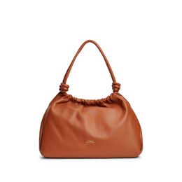 Tommy Hilfiger Damen Hobo &raquo;TH SOFT LEATHER HOBO&laquo; Damen Handtasche, Schultertasche, Umh&auml;ngetasche mit goldfarbenem Logo B/H/T: 38cm x 29cm x 12cm