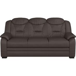 COTTA 3-Sitzer &raquo;Marcus&laquo; Sofa mit hoher R&uuml;ckenlehne braun 64% Polyurethan, 25% Polyester, 11% Baumwolle B/H/T: 189cm x 99cm x 99cm, Kunstleder SOFTLUX