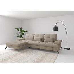 Sit & More sit&more Ecksofa &raquo;Amica, L-Form, inkl. Sitztiefenverstellung & Armteilverstellung&laquo; wahlweise mit Schlaffunktion, Bettkasten und Kopfteilverstellung 