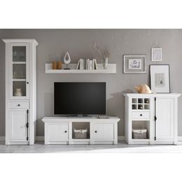 Home Affaire Wohnwand &raquo;California&laquo; Set, 4 Stk. tlg. wei&szlig; B/H/T: 340cmcm
