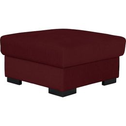 Home Affaire Stauraumhocker &raquo;Tulio&laquo; mit Stauraum rot Struktur fein (100% Polyester);Struktur (100% Polyester);Samtstruktur (100% Polyester) B/H/T: 