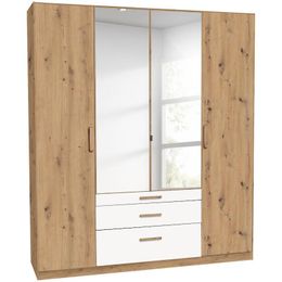 Rauch Kleiderschrank &raquo;Schrank Dreht&uuml;renschrank Ankleide Garderobe Schlafzimmer MOSBACH&laquo; Breiten: 181/226/271 cm, H&ouml;he 210 cm, mit Spiegel und farblich